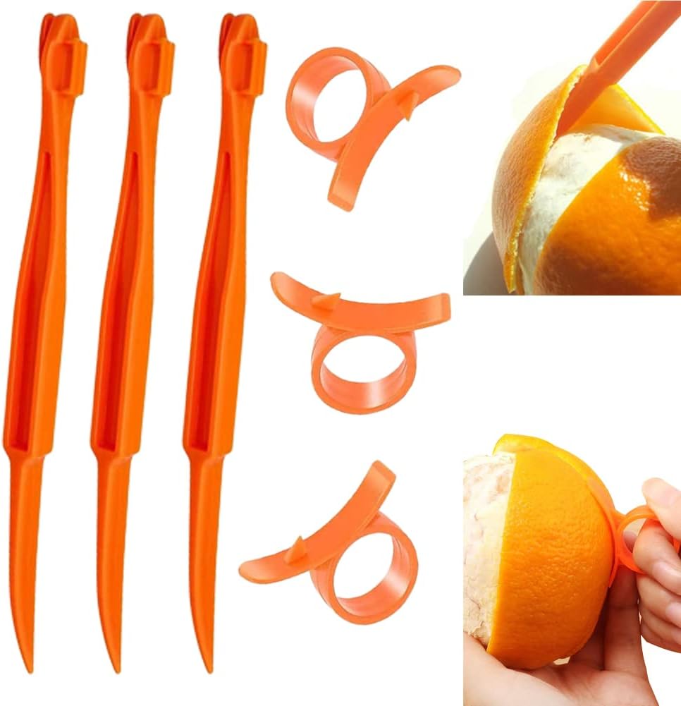 Amazon.com: Orange Peeler Tools Plastic Orange Peeler Simple Peeling ...