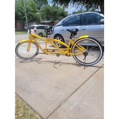 Buy Kulana Lua Tandem Adult Beach Cruiser Bike, 26-Inch Wheels, Single ...