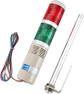 Baomain Industrial Signal Light Column LED Alarm Round Tower Light ...
