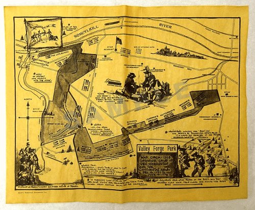 Amazon.com : Valley Forge Park Map : Wall Maps : Office Products