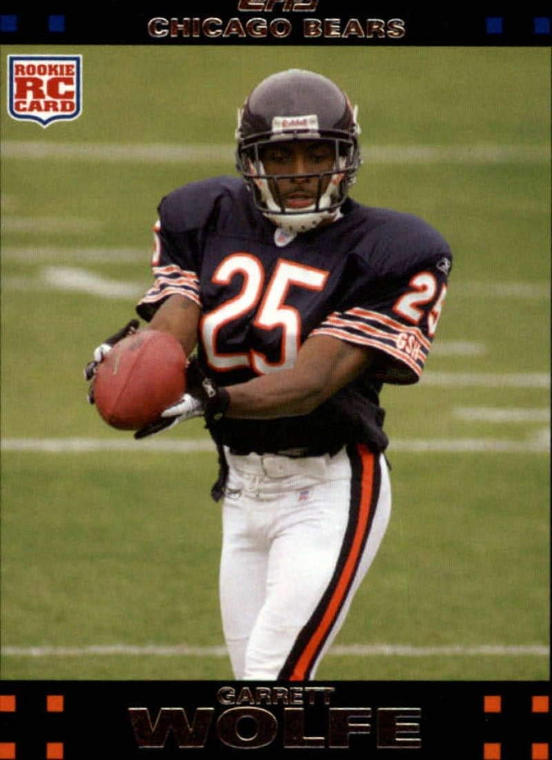 Amazon.com: 2007 Topps Football #319 Garrett Wolfe RC Rookie Chicago ...