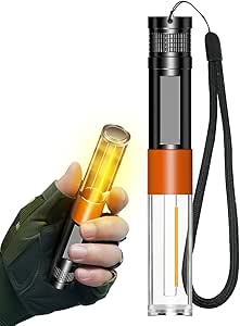 Magnetic Led Flashlight - USB Torch Small Light Rechargeable ...