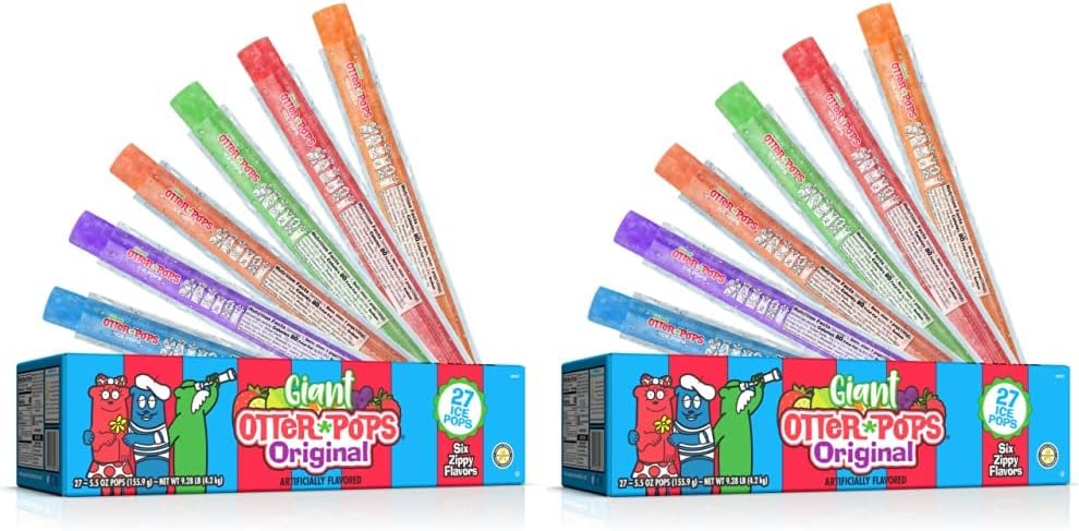 Amazon.com: Fruidles Italian Ice Pops, Flavor Freeze Pops, Assorted ...