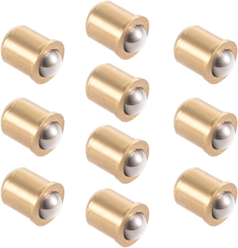 Brass Plated Spring Loaded Bullet Catch with Striker Plate 3/8 ...