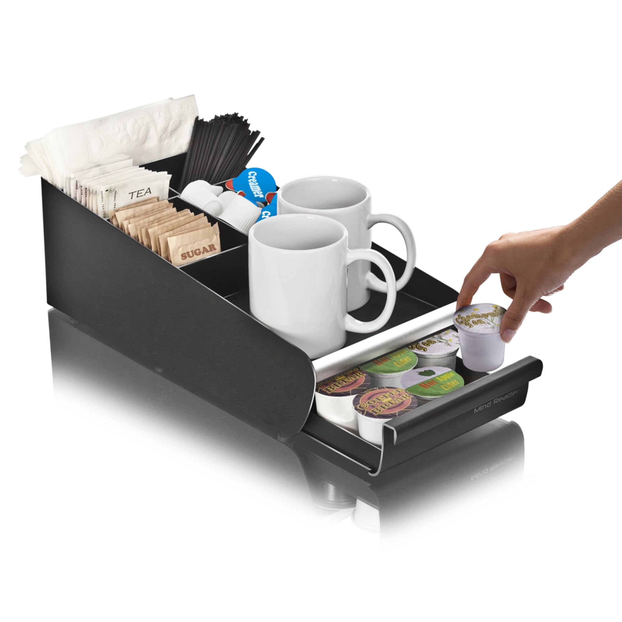 Snapklik.com : Cup & Condiment Organizer, 18 Pod Capacity, Single Serve ...