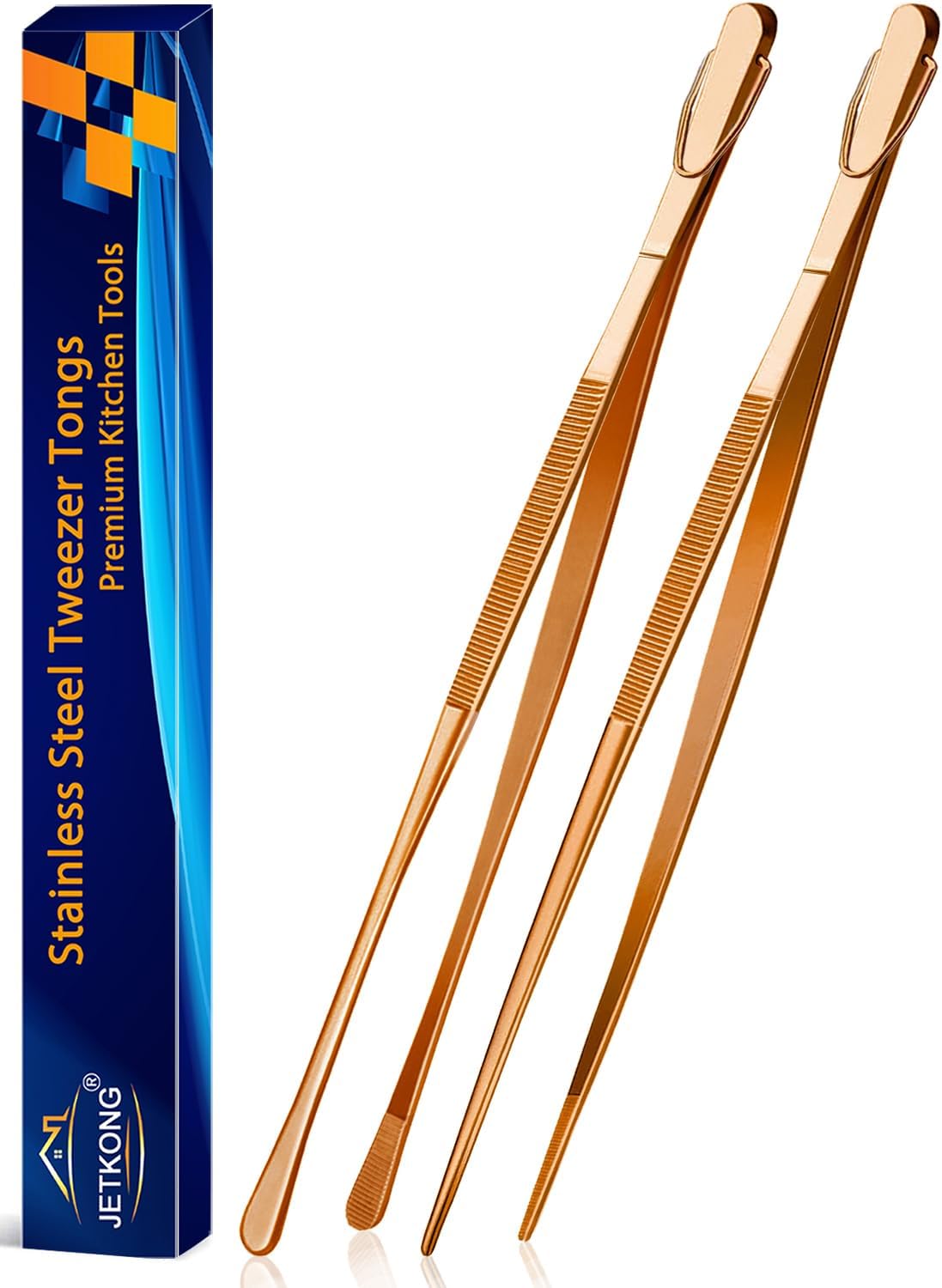 Amazon.com: JETKONG 2 Pcs 16-Inch Extra-Large Kitchen Tweezers Gaint ...