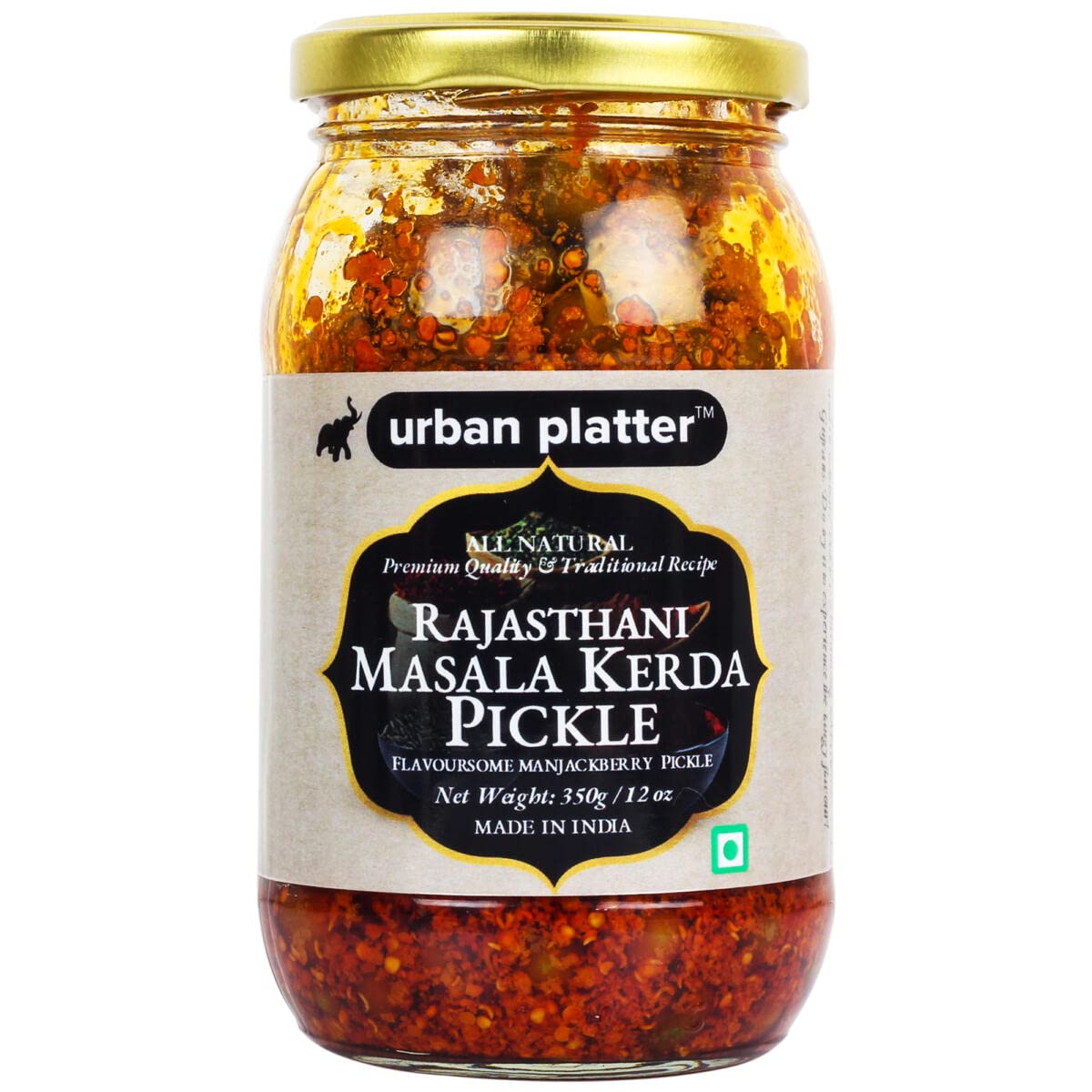 Urban Platter Rajasthani Masala Kerda Pickle, 350 g : Amazon.in ...