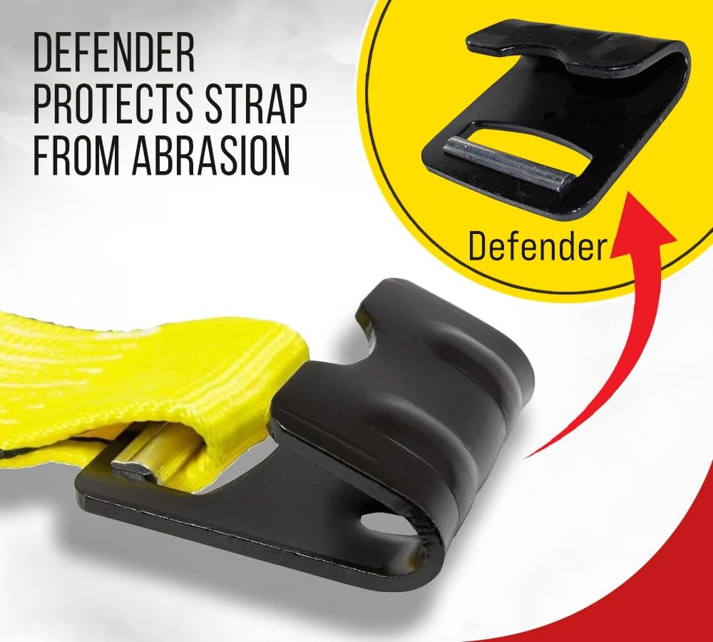 Snapklik.com : Mytee Products Winch Straps 4" X 30 Yellow Heavy Duty ...