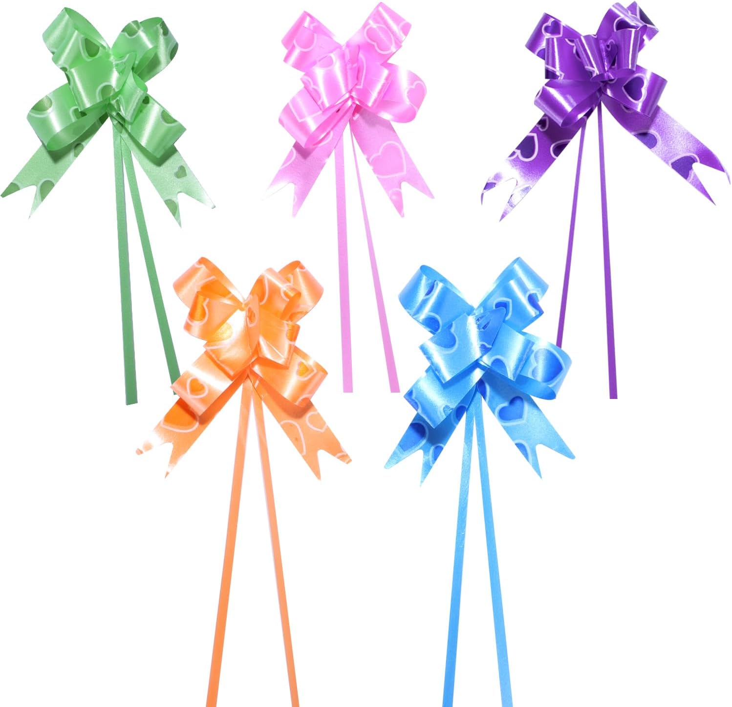 Amazon.com: Aruicheng Pull Bows for Gift Wrapping 50 Pieces Gift Bows 5 ...