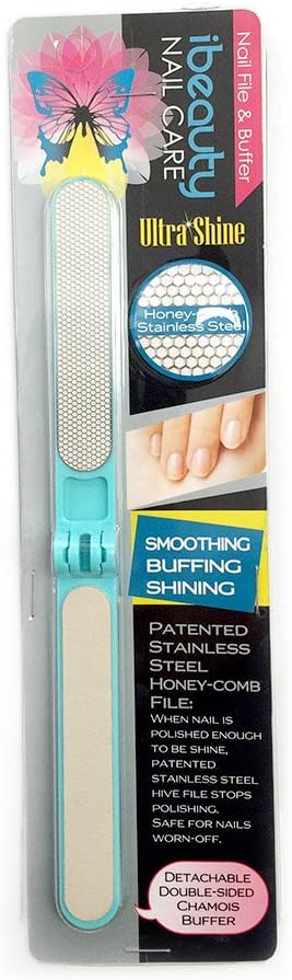 Amazon.com : iBeauty Nail Care File & Buffer for Ultra Shining Buffing ...