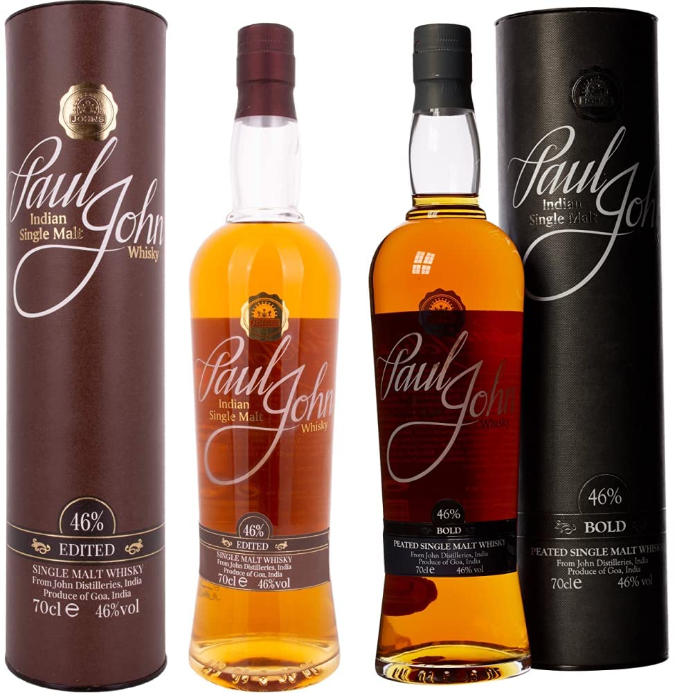 Buy Paul John Edited Indian Single Malt Whiskey, 70 cl & Bold Indian ...