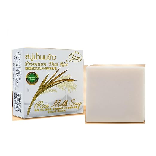 Amazon.com : 2PCS Thailand Jam Rice Soap-Paper Box Hardcover Rice Cow's ...