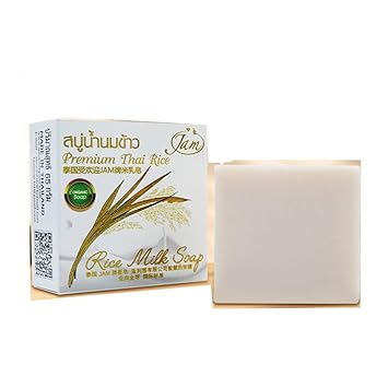 Amazon.com : 2PCS Thailand Jam Rice Soap-Paper Box Hardcover Rice Cow's ...