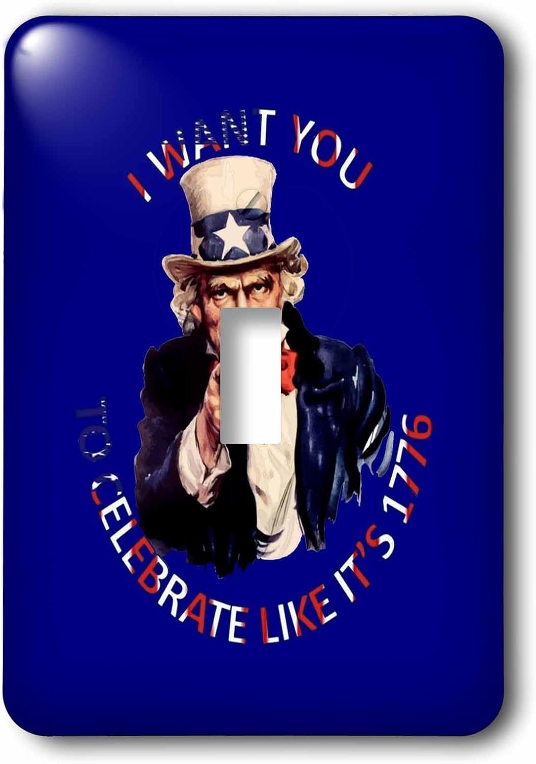 3dRose Uncle Sam I Want You To Celebrate Like Its 1776 - Light Switch ...