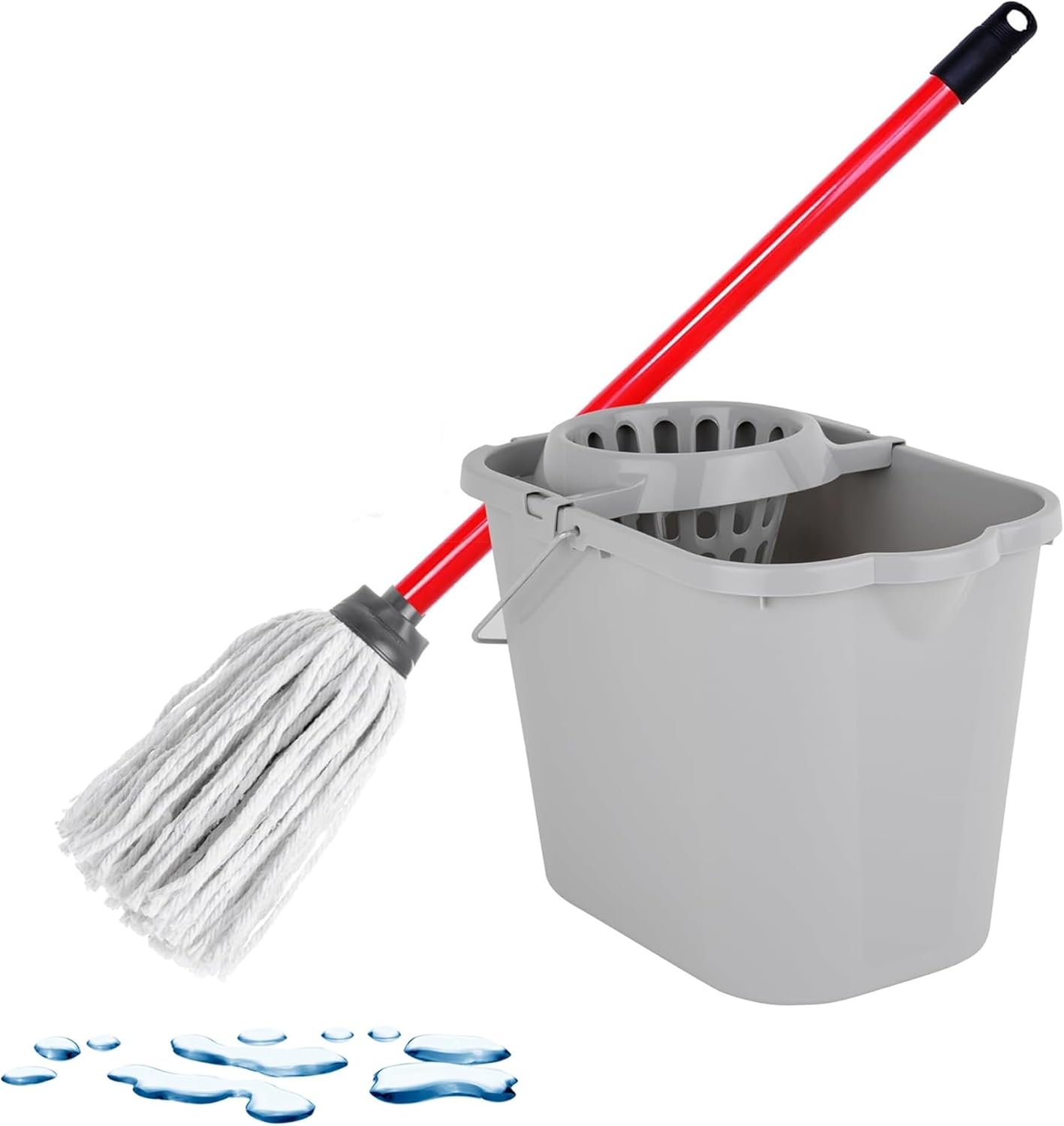 Cotton Head Highly Absorbent Strip Floor Mop Perfect For Home & Office ...