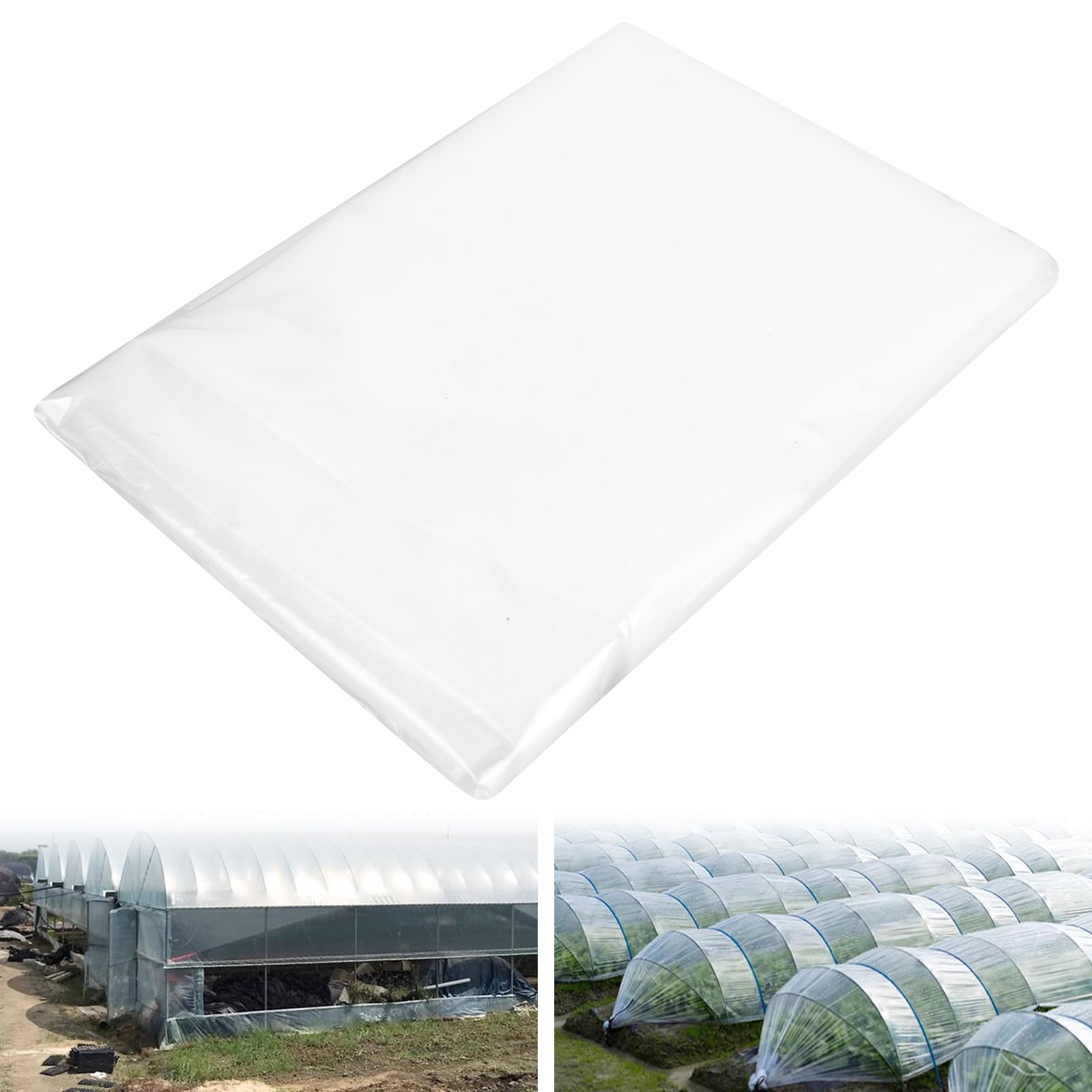 Film en polyéthylène transparent pour serre, extra épais et ...