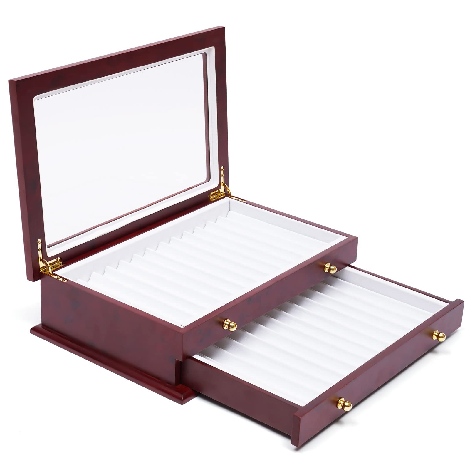 (similar) 25 Slots Wooden Pen Display Box, 25 Pens Storage Fountain Pen ...