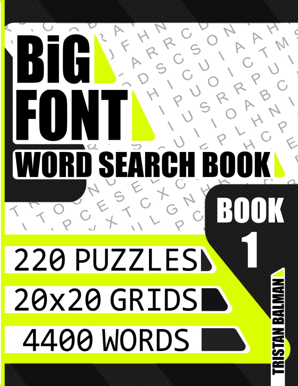 BIG FONT Word Search Book: A BIG print word search game for adults ...