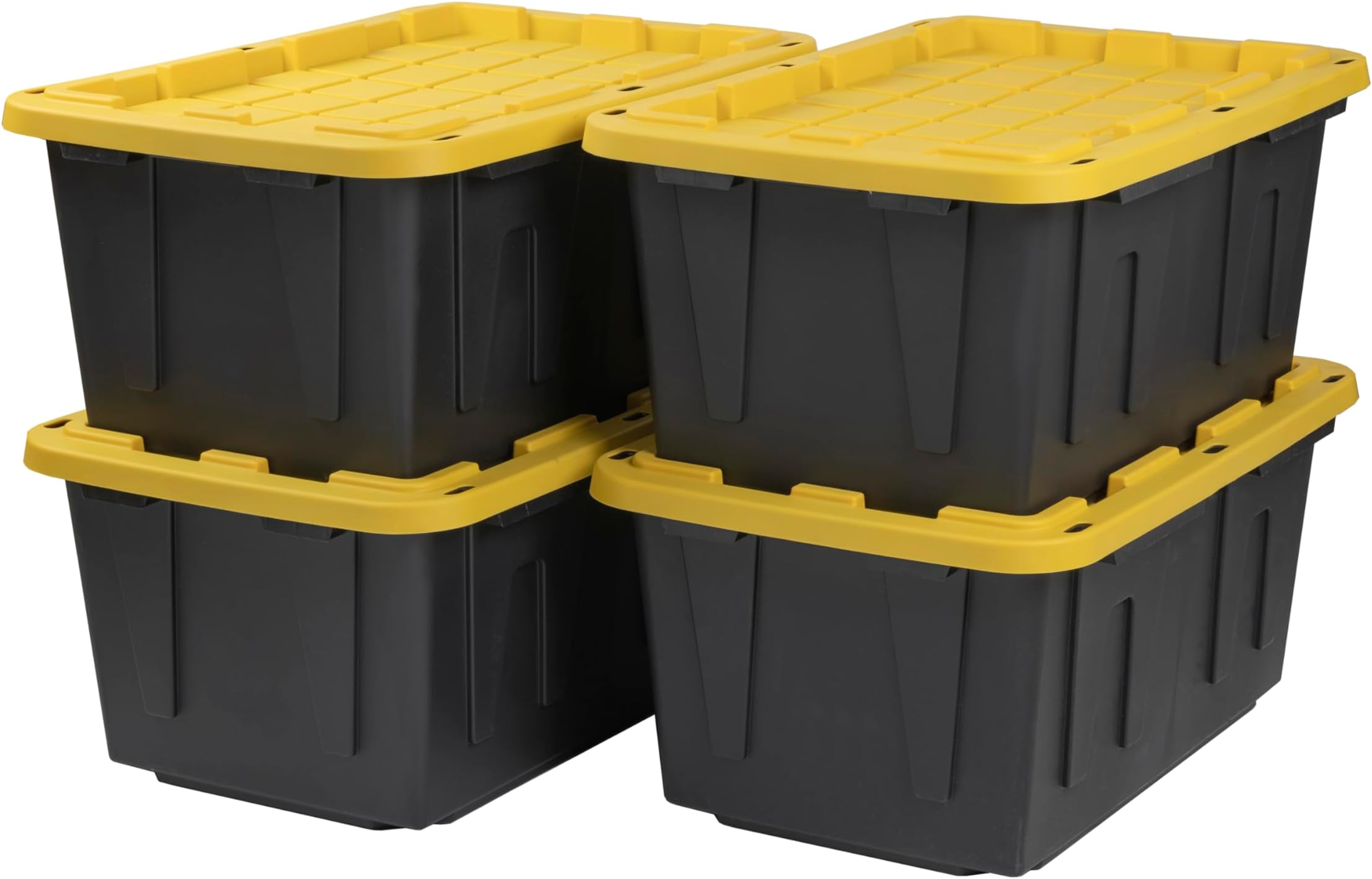 Amazon.com - BLACK & YELLOW, 5-Gallon Heavy Duty Tough Storage ...