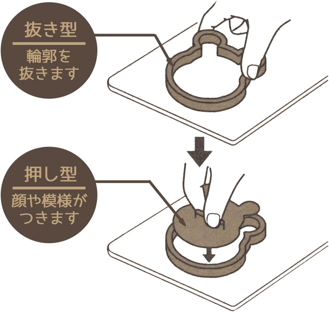 Skater Sanrio CSM1-A Hello Kitty Cookie Mold and Bread Cutter Set ...