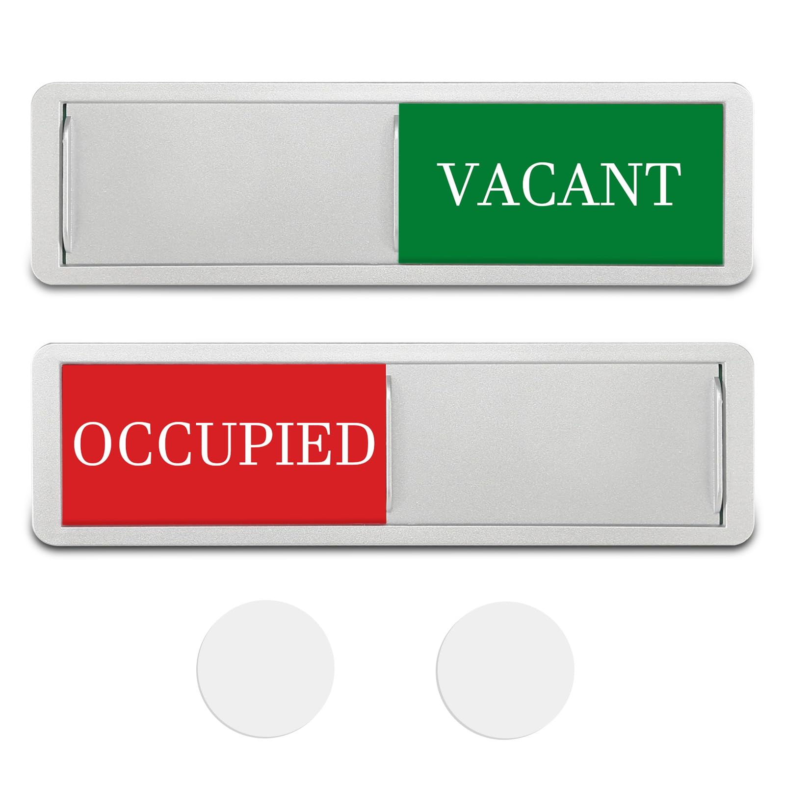 Vacant Occupied Sliding Door Sign 1 Pack Restroom Sign Toilet ...