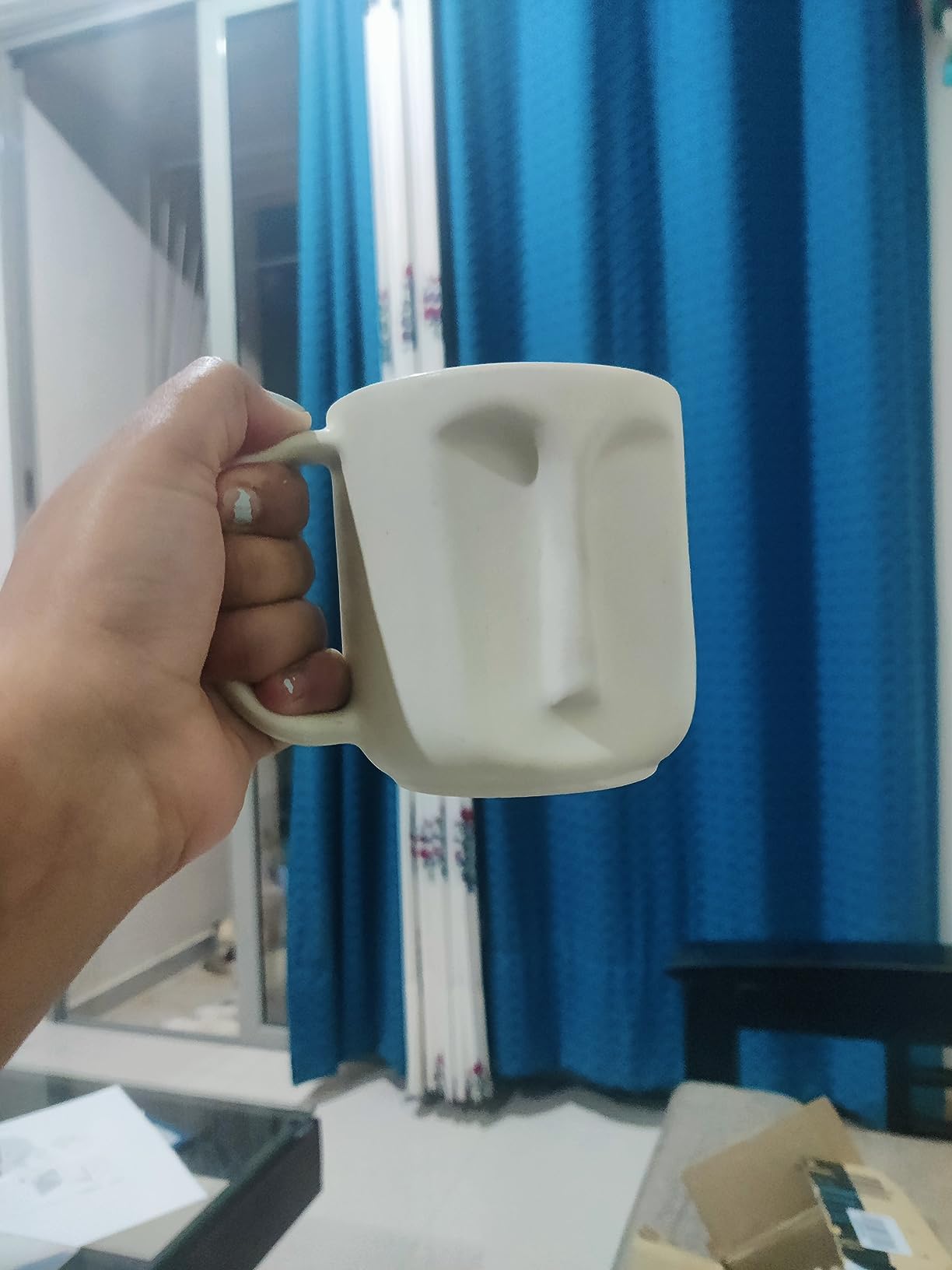 Buy Face White Coffee Mug (Single) - Ceramic Mugs for Gift to Best ...