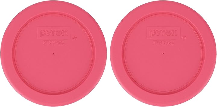 Amazon.com: Pyrex 7202-PC 1-Cup Electric Pink Food Storage Replacement ...