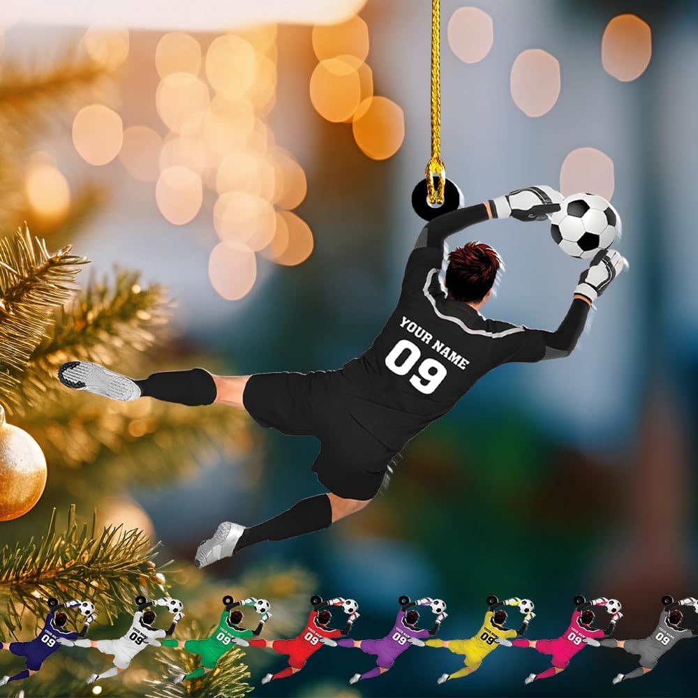 Amazon.com: Riveprints Personalized Christmas Flat Ornament 2023 ...