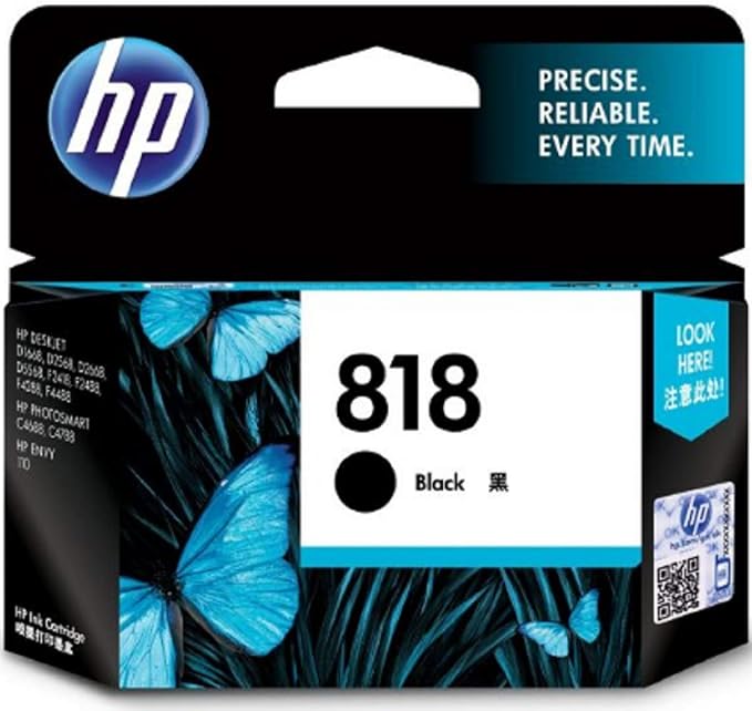 Hp 818 Black Ink Cartridge CC640ZZ : Amazon.in: Computers & Accessories
