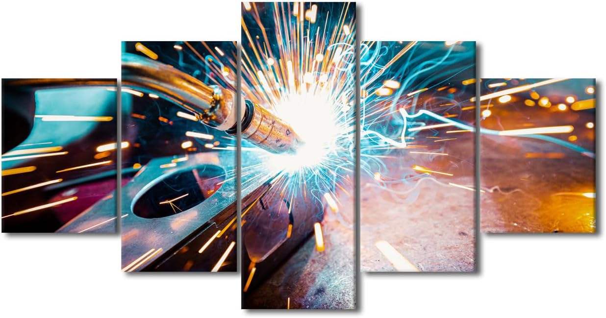 Amazon.com: Welding Pictures for Bedroom Wall Decor Canvas Painting ...