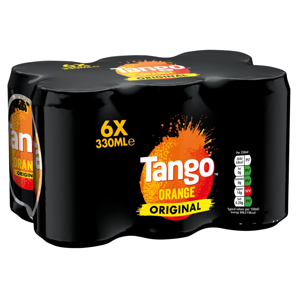 Tango Orange Cans, 6 x 330ml : Amazon.co.uk: Grocery