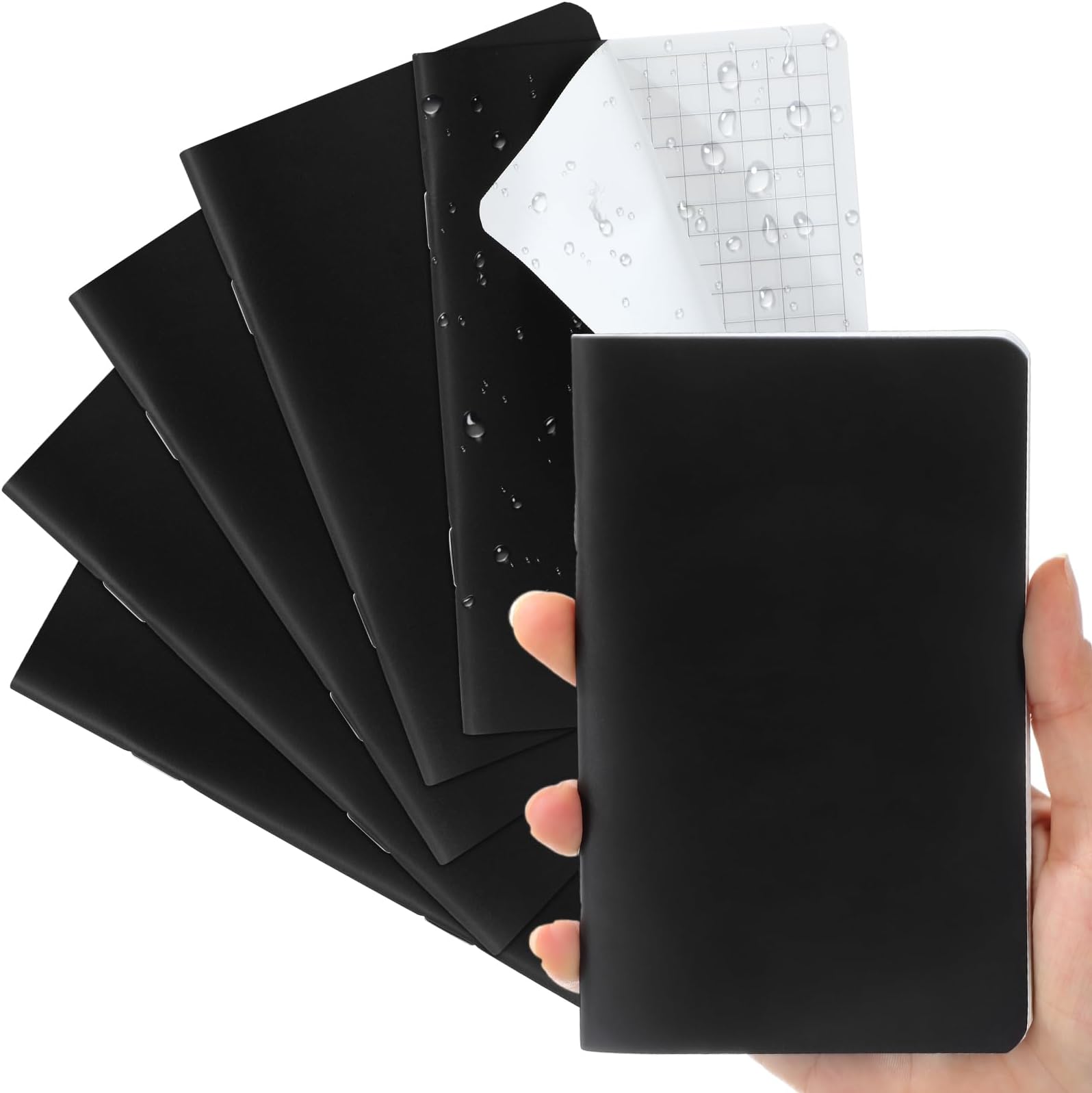 Amazon.com : Seajan 10 Pack Waterproof Pocket Notebook 3.5 x 5.5 Small ...
