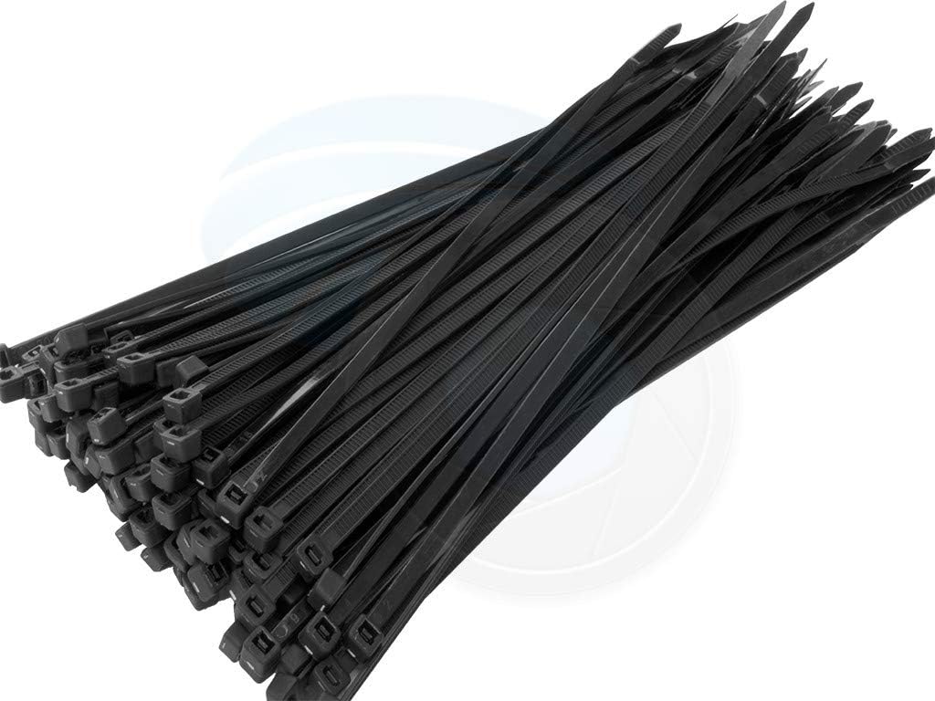 Amazon.com: 100pc 3.6x200mm Nylon Plastic Cable Ties Zip Tie Wraps ...