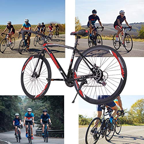 TUSANG Begasso Simanos Full Suspension Road Bike 21 Speed Disc Brakes ...