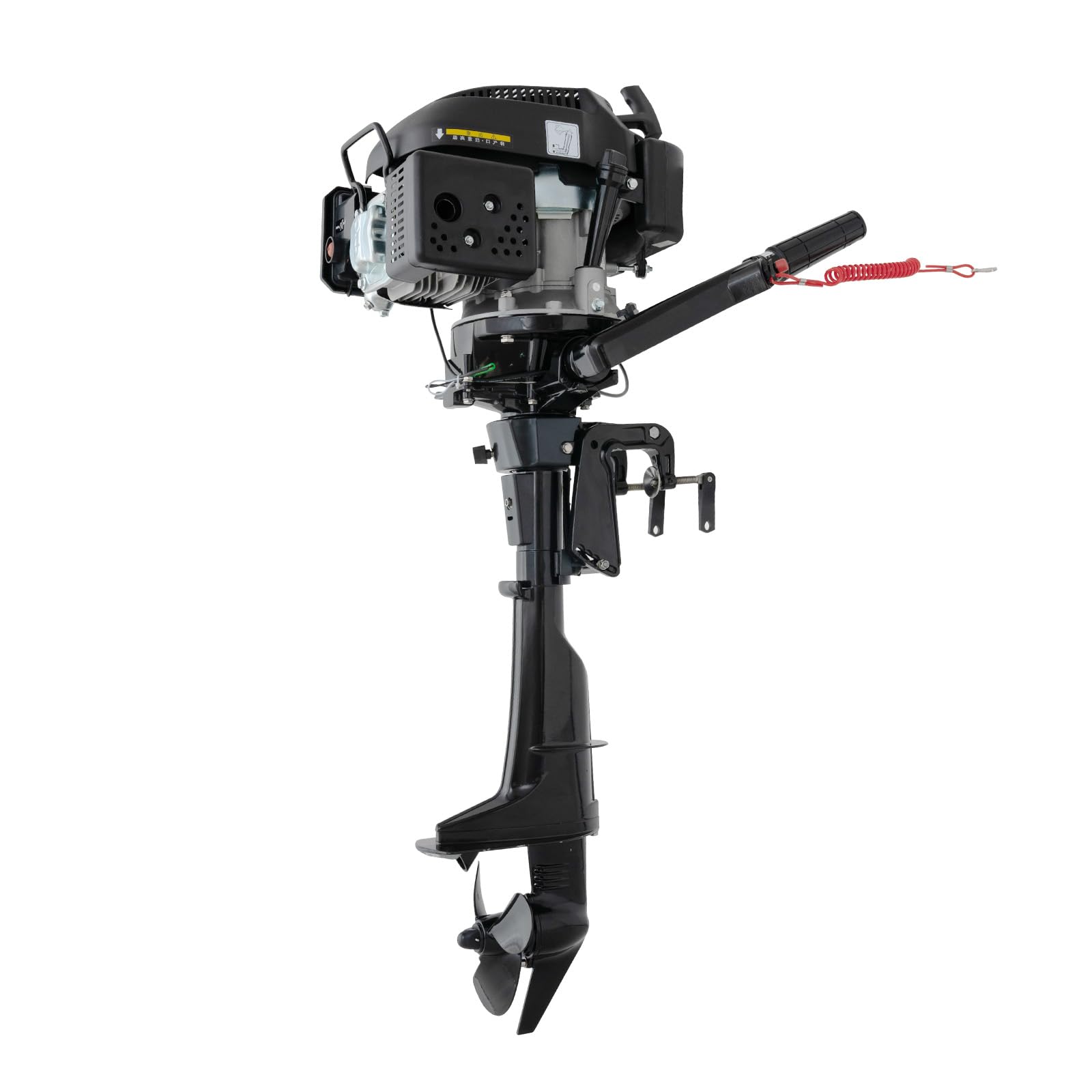 Amazon.com: CAIHAOA 4 Stroke 6HP Outboard Motor, 140cc Boat Engine ...