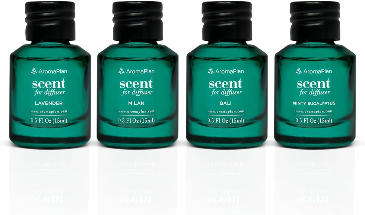 Amazon.com: Aromaplan Hotel Scent Diffuser Oil Set (Minty, Lavender ...