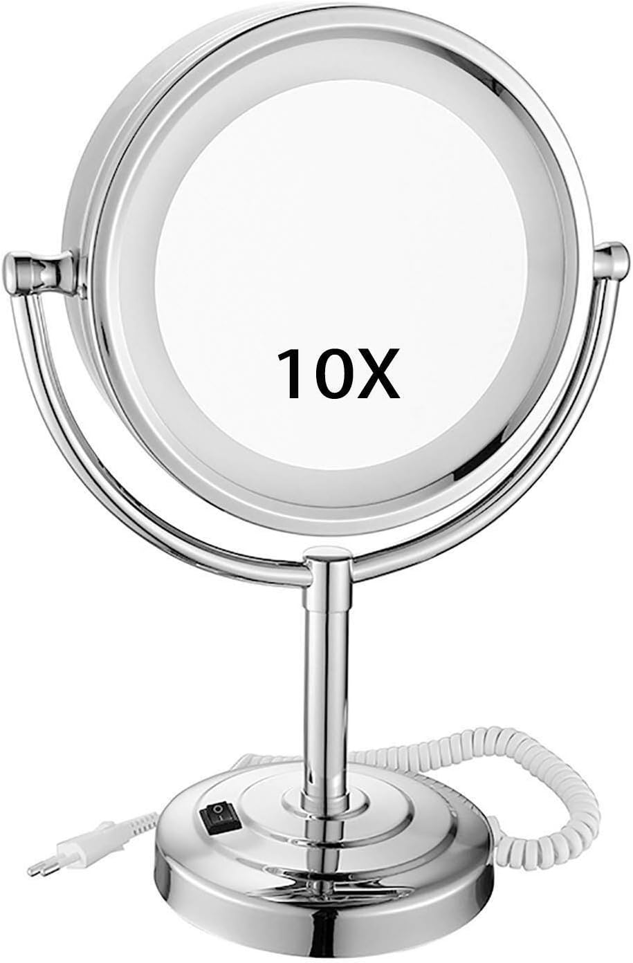 Amazon.com - SYDDP Countertop Vanity Mirrors LED Lighted Makeup Vanity ...