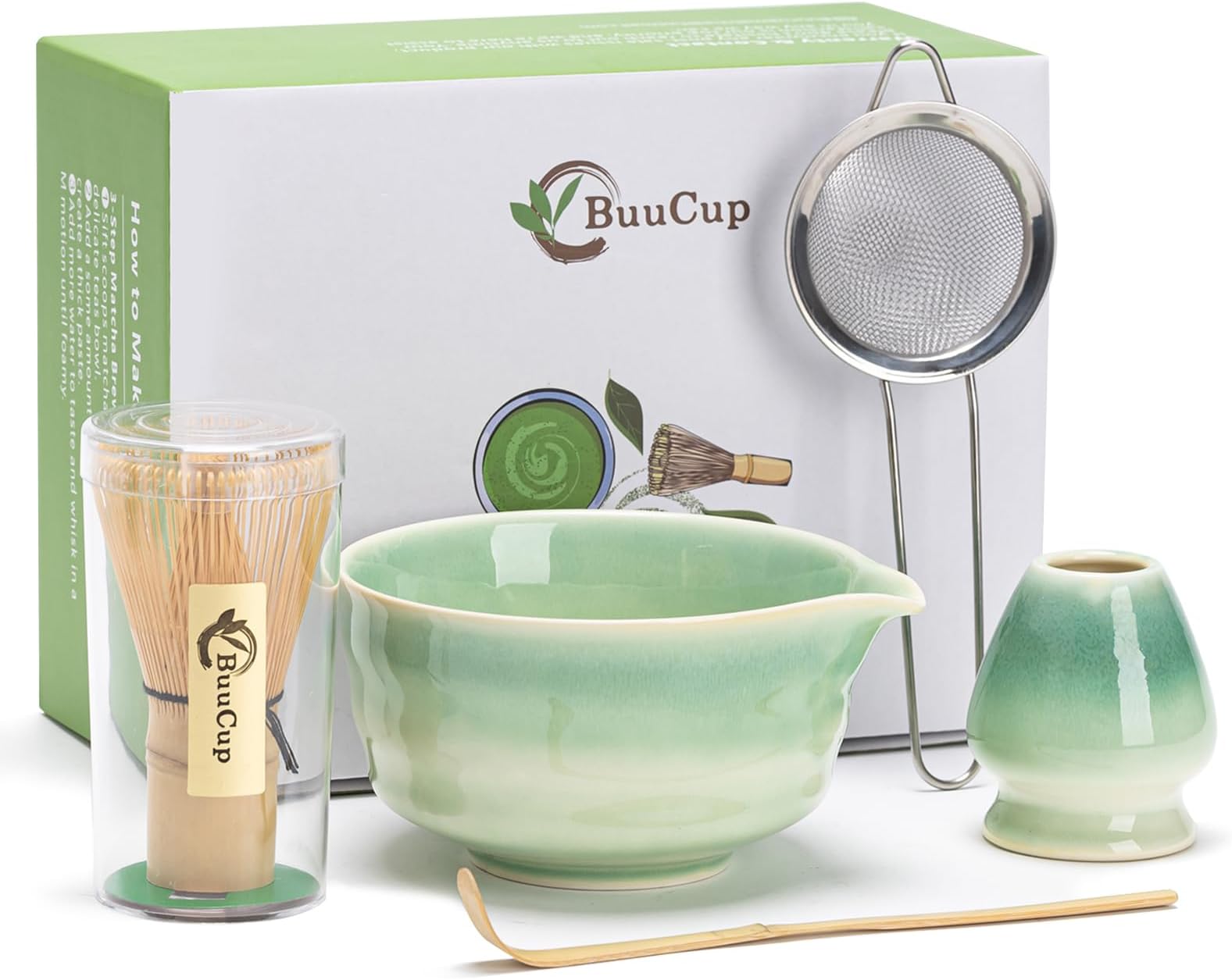 Amazon.com: Ochcahser Matcha Set, Japanese Tea Set Includes Matcha Bowl ...