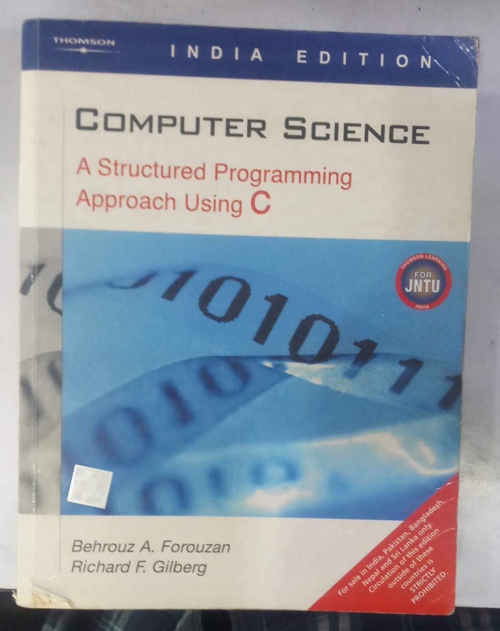 Buy Computer Science A Structured Programming Approach Using C For Jntu