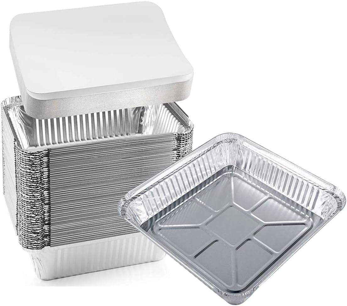 Amazon.com: Pack of 30 Extra-Thick Disposable Aluminum Baking Pans ...