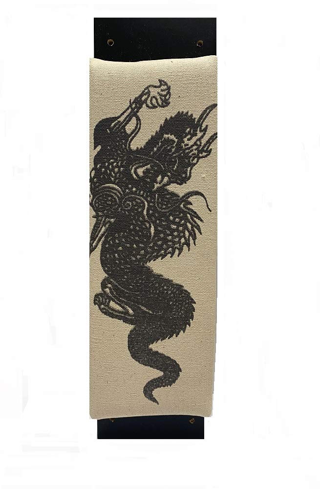 Buy Lees Deluxe Pro Makiwara Punch Strike Pad Wall Dragon Design Online ...