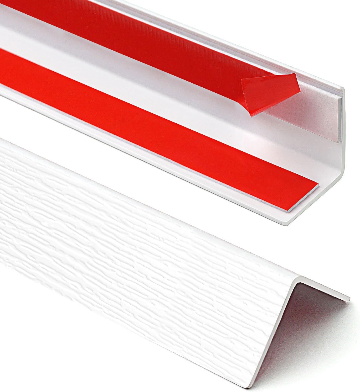 Amazon.com: White Wall Corner Guard Protector Molding 2-Pack 15/16" x ...
