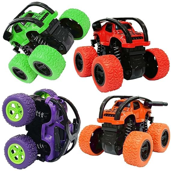 MIntleaf Monster Truck Car Toys Friction Powered 4wd Toy Car ...