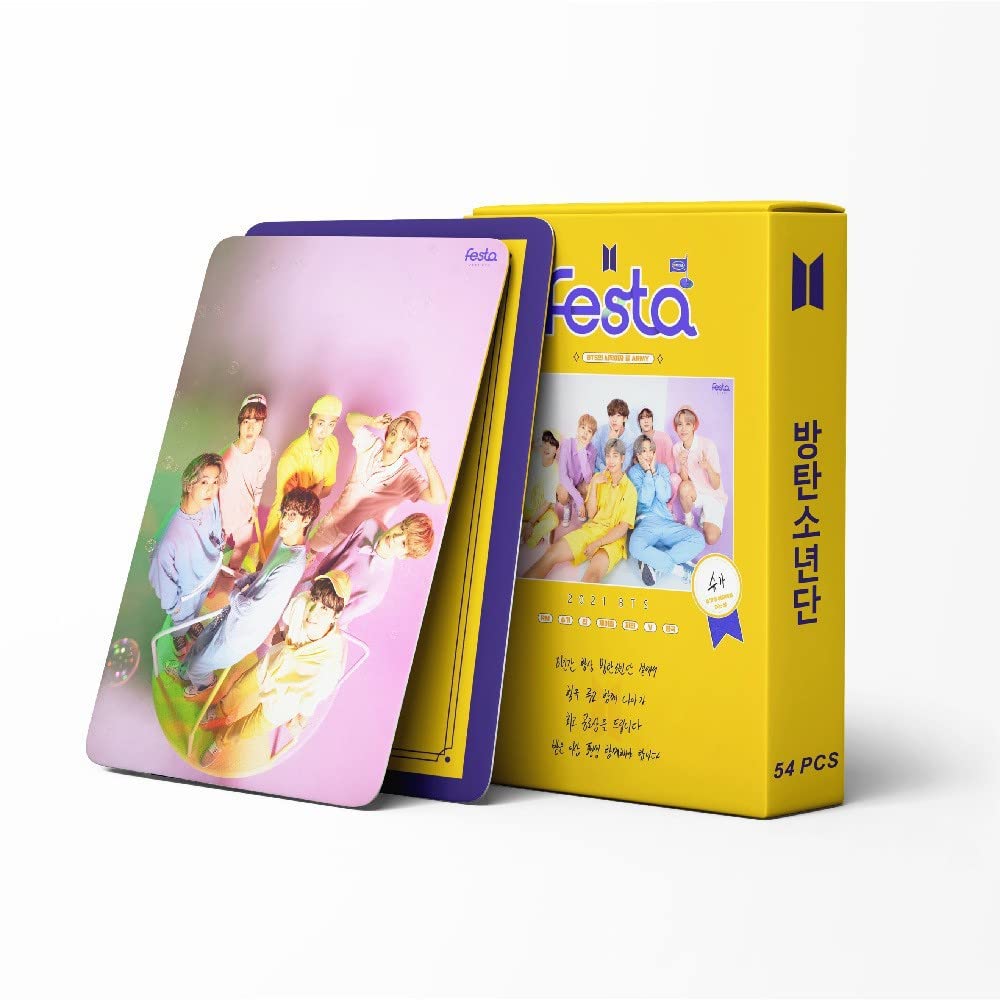 Buy Goodern 54PCS BTS Cards BTS Lomo Cards BTS 2022 Festa Album Photo ...