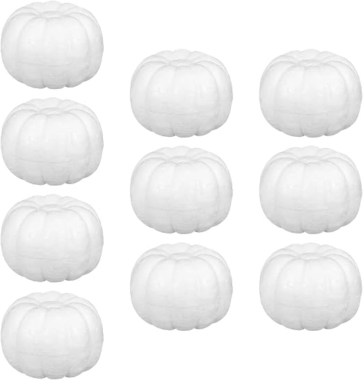 Amazon.com: FccsiKoa 10x Foam Pumpkins Arts and Craft Handmade ...