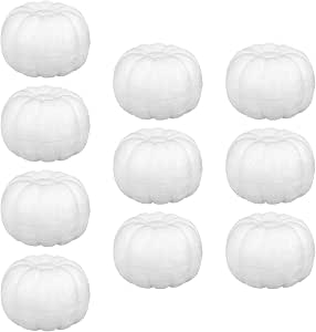 Amazon.com: 10 Pcs Foam Pumpkins Arts and Craft Handmade, Rustic ...