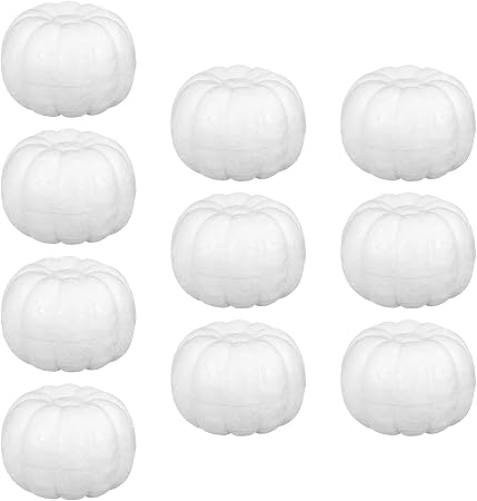 Amazon.com: FccsiKoa 10x Foam Pumpkins Arts and Craft Handmade ...