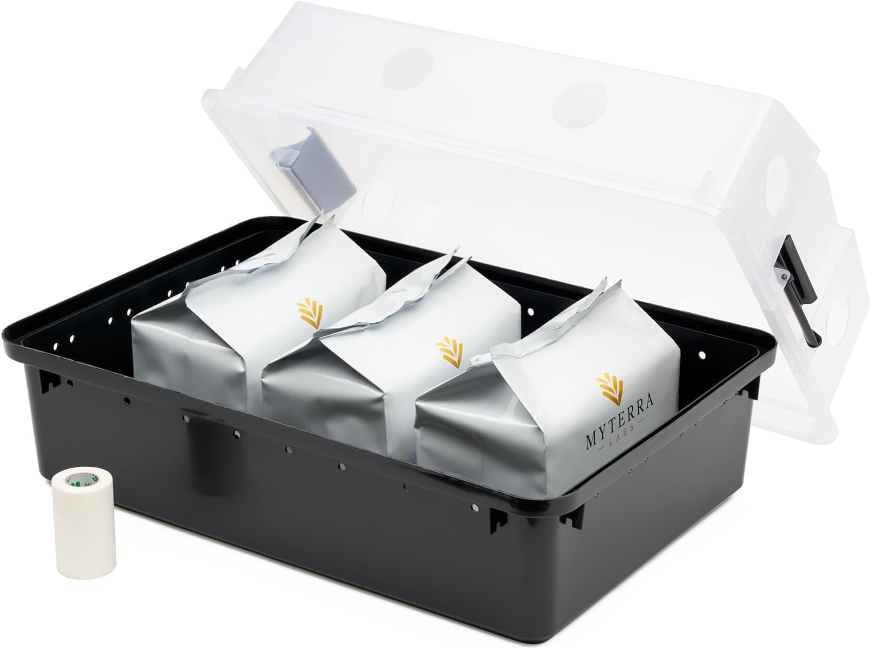 Amazon.com : Microppose™ Monotub Mushroom Grow Kit Medium Bin : Patio ...