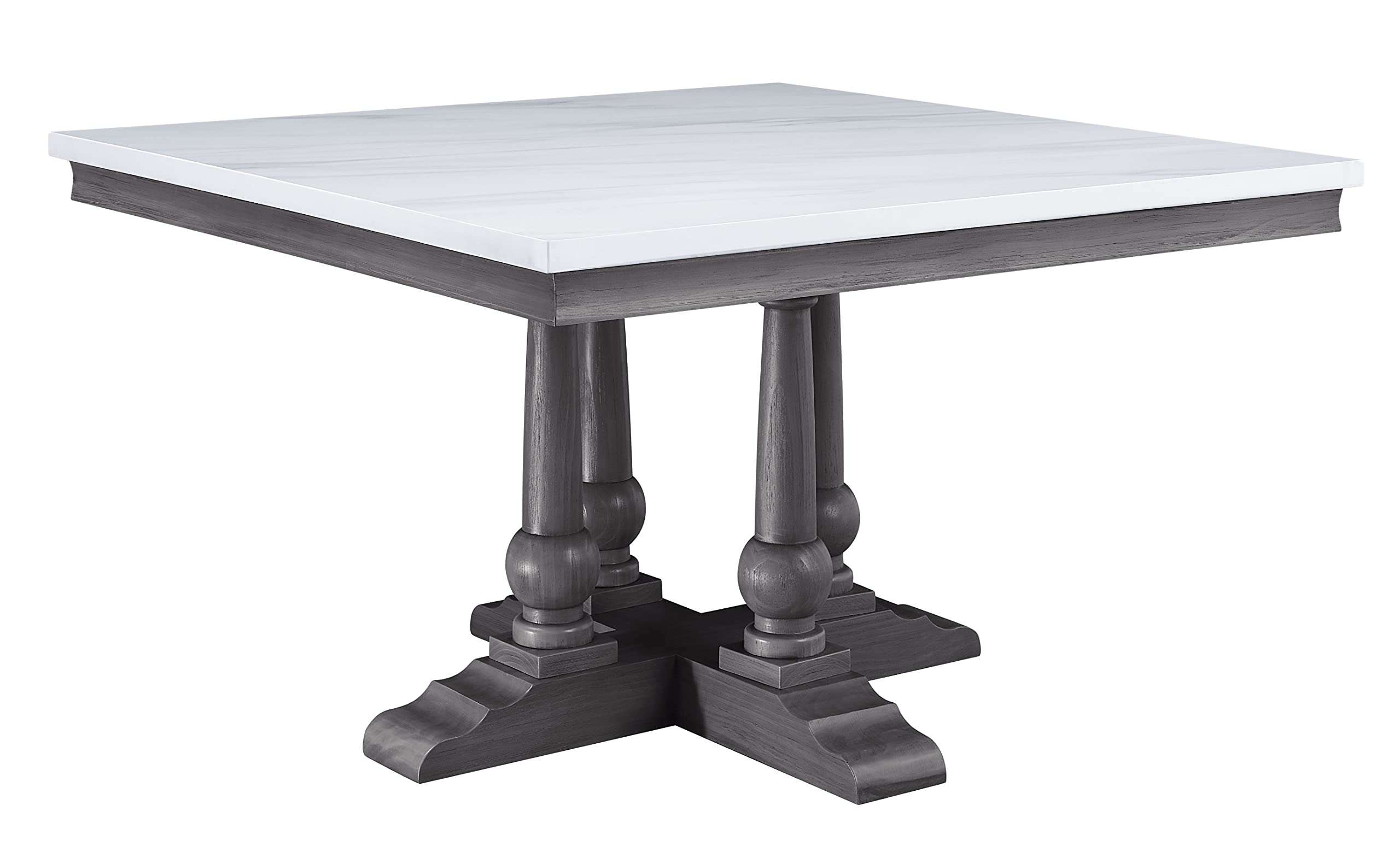 Square Pedestal Dining Table