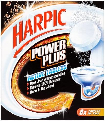 Amazon.com: Harpic Power Plus Toilet Cleaning Tablets – Tough Stain ...
